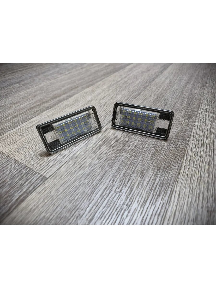 Плафоны подсветки номера диодные Ауди A4 B6 B7 A6 S5 Q7 A8