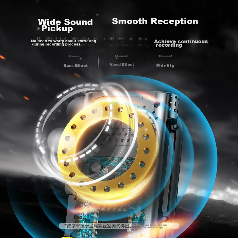 MOMA LARK M1 Wireless Microphone, Lavalier Microphone, Mammoth One-To Small Bumblebee, Vlog Interview, Outdoor Live Streaming, Mobile Phone Audio Pickup, Larkm1