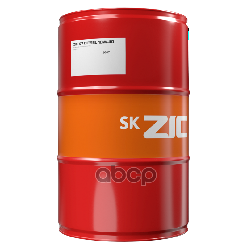 ZIC Масло моторное ZIC X7 Diesel 10W-40, 200л, синт, CI-4 /SL, E7, MB-228.3