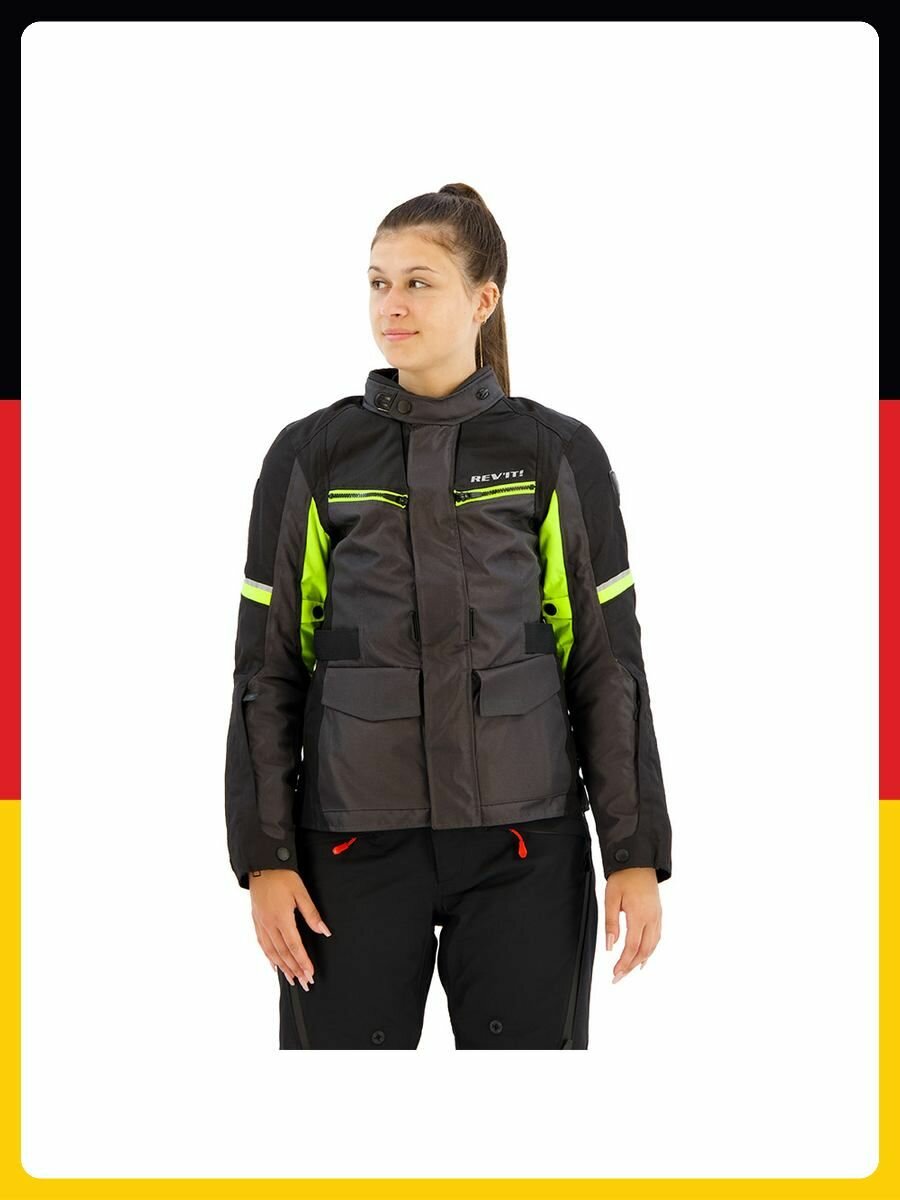 Мотокуртка Revit Outback 3, Черный, 36