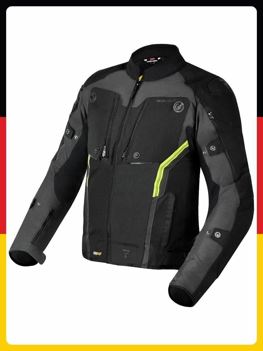 Мотокуртка Rebelhorn, черный, L