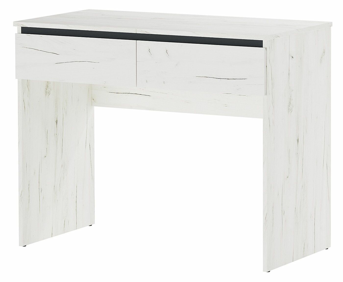 Гретта Стол косметический Крафт белый-Антрацит (Памир)