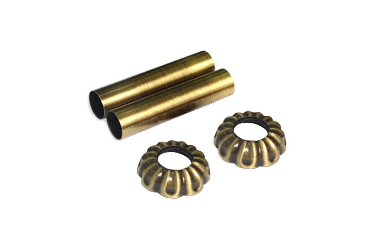 SR Rubinetterie Комплект декоративных трубок "ретро", 70хD 18-20-1/2" цвет бронза 0497-1500Z070