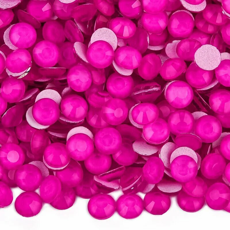 Стразы розовые Hot Pink Neon SS6-SS30 OLeeya
