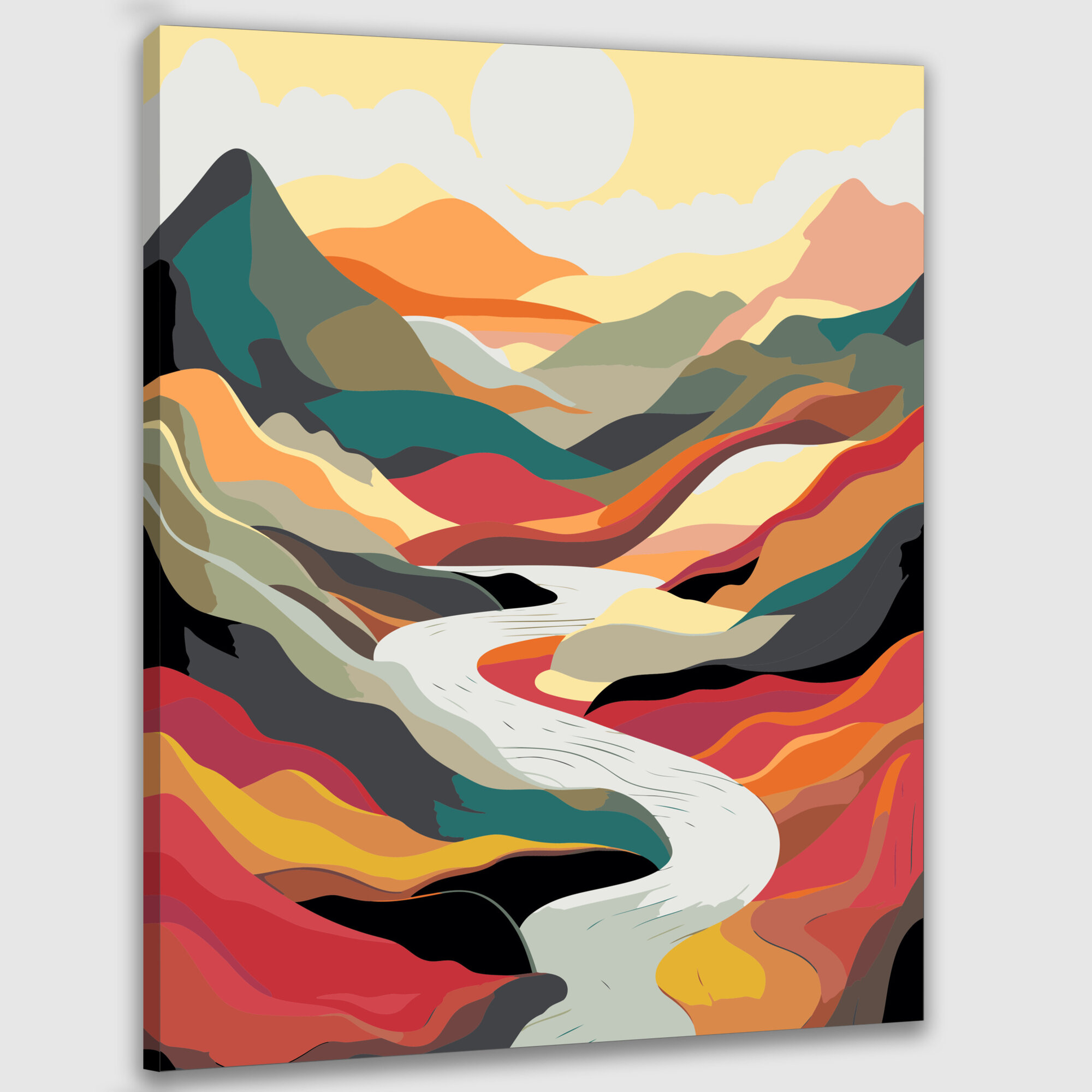 Картина по номерам 40x50 см, карты снов, цифровое художественное п, минималистский стиль, чистая, упрощенная