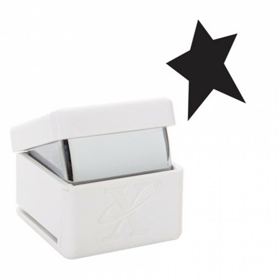 Дырокол большой - Яркая звезда белый 2,5 см DOCRAFTS XCU261894