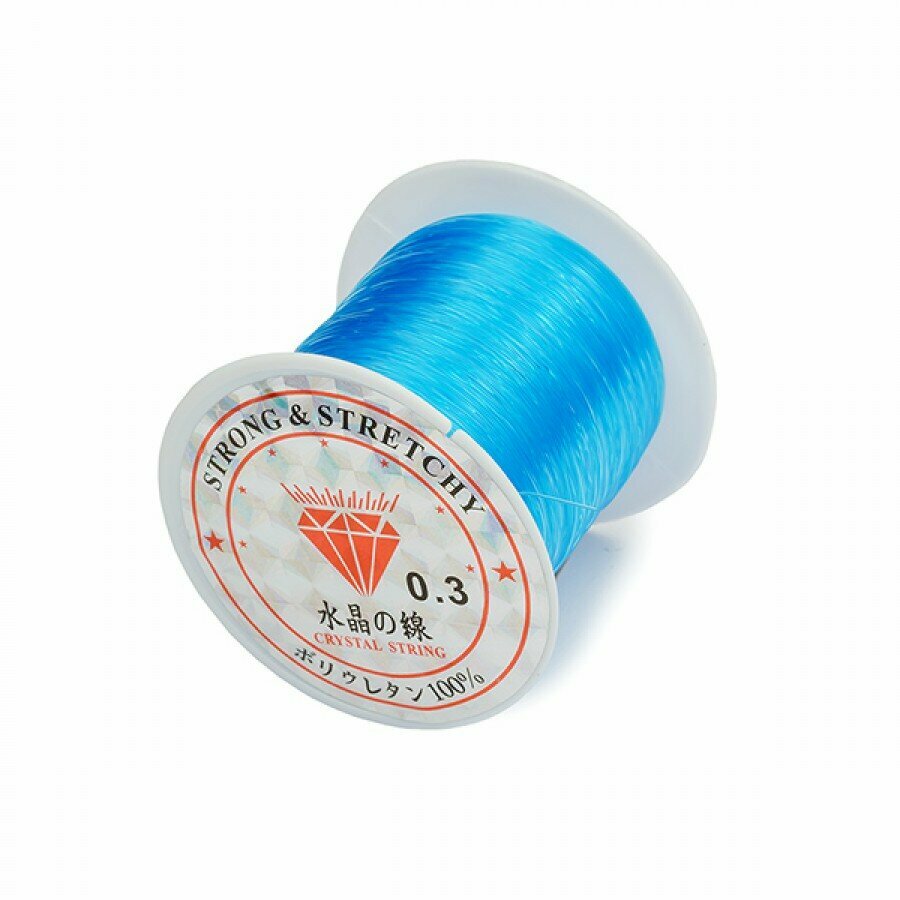 Леска для бисера ?0,3 100м цв. голубой