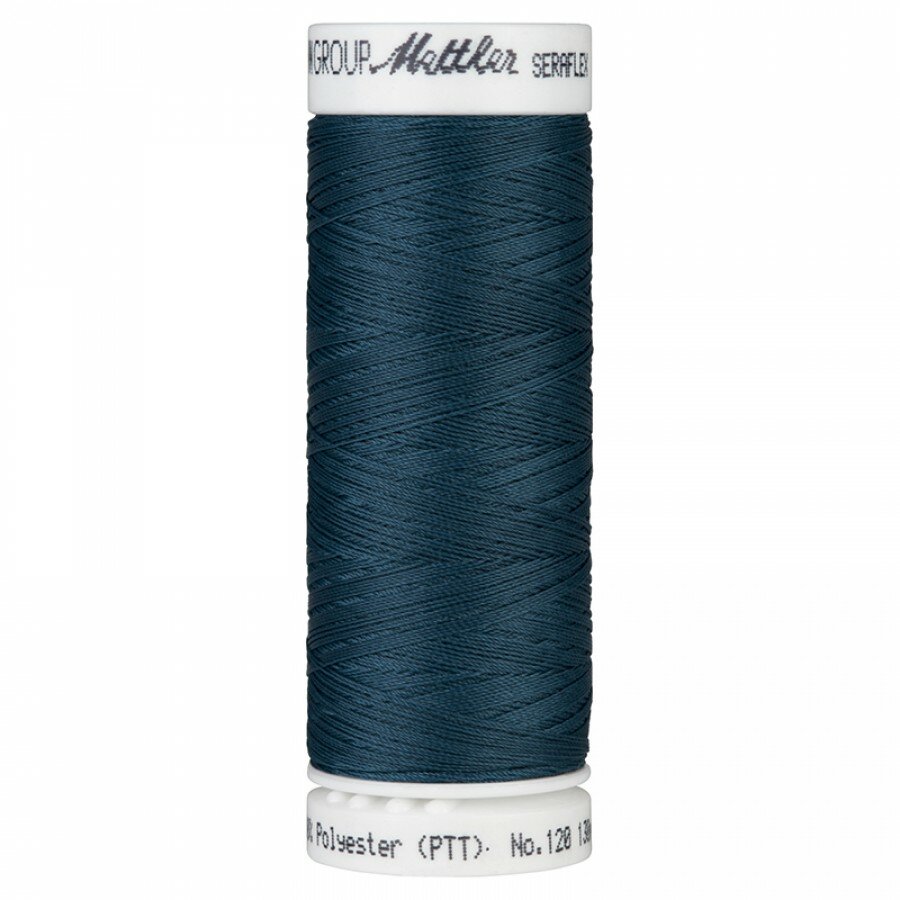 Нить для эластичных тканей SERAFLEX 120, 130 м 0485 Tartan Blue