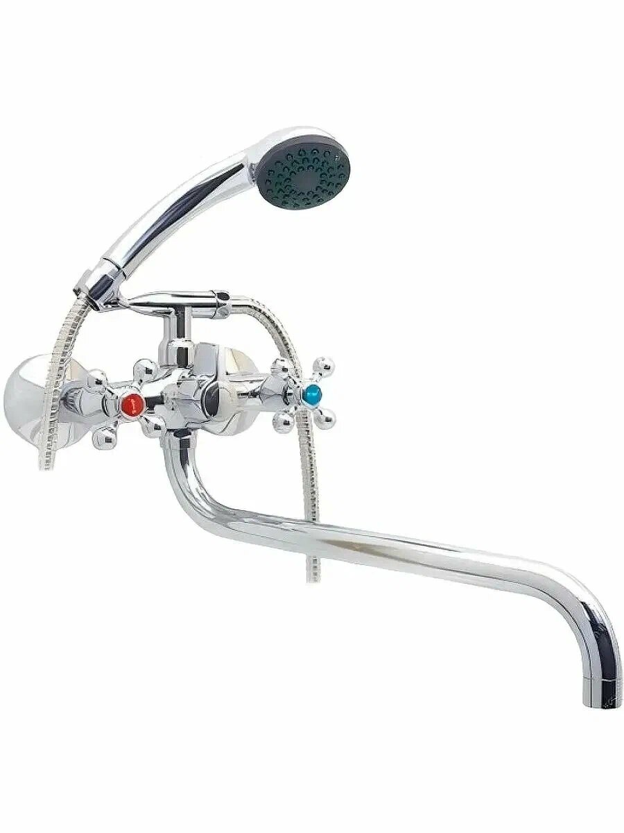 Смеситель для ванны Frap F2619-2, латунь, вертикальный монтаж, хромированный