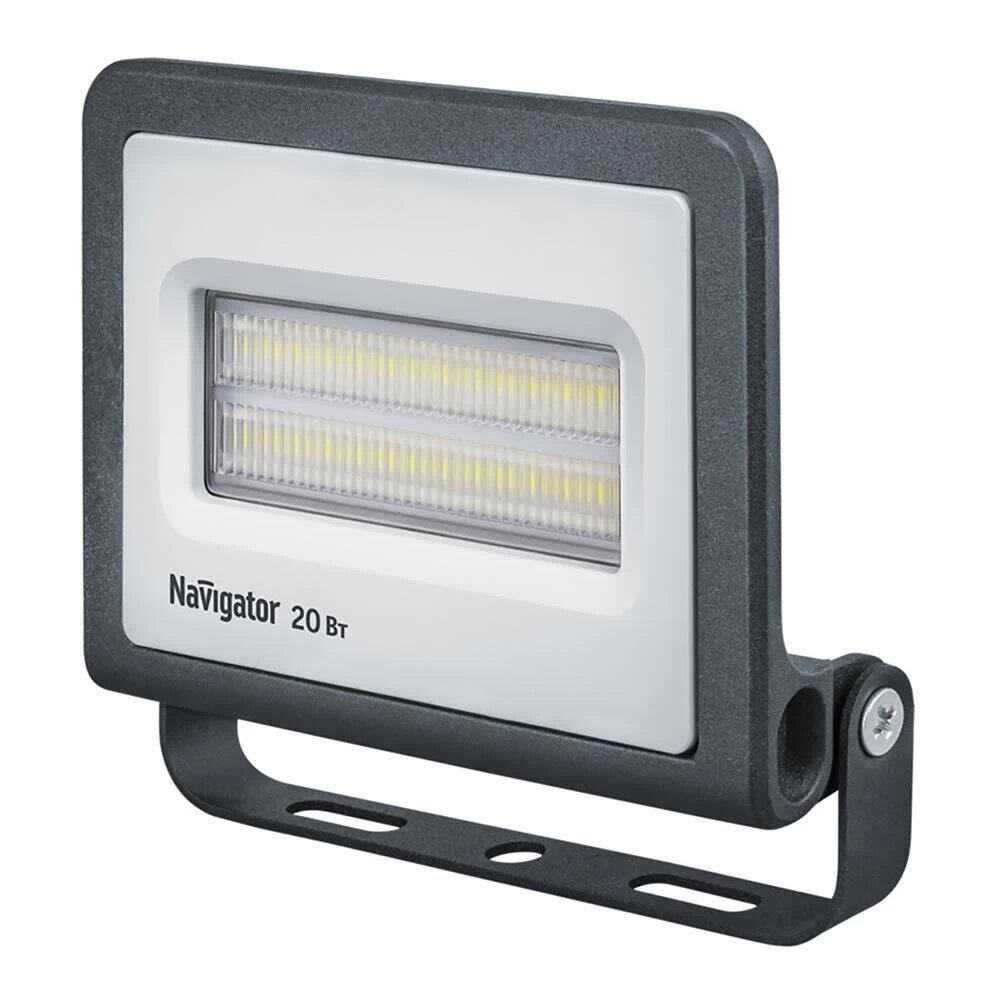 Прожектор светодиодный Navigator ДО-20 4000К 20 Вт IP65 черный