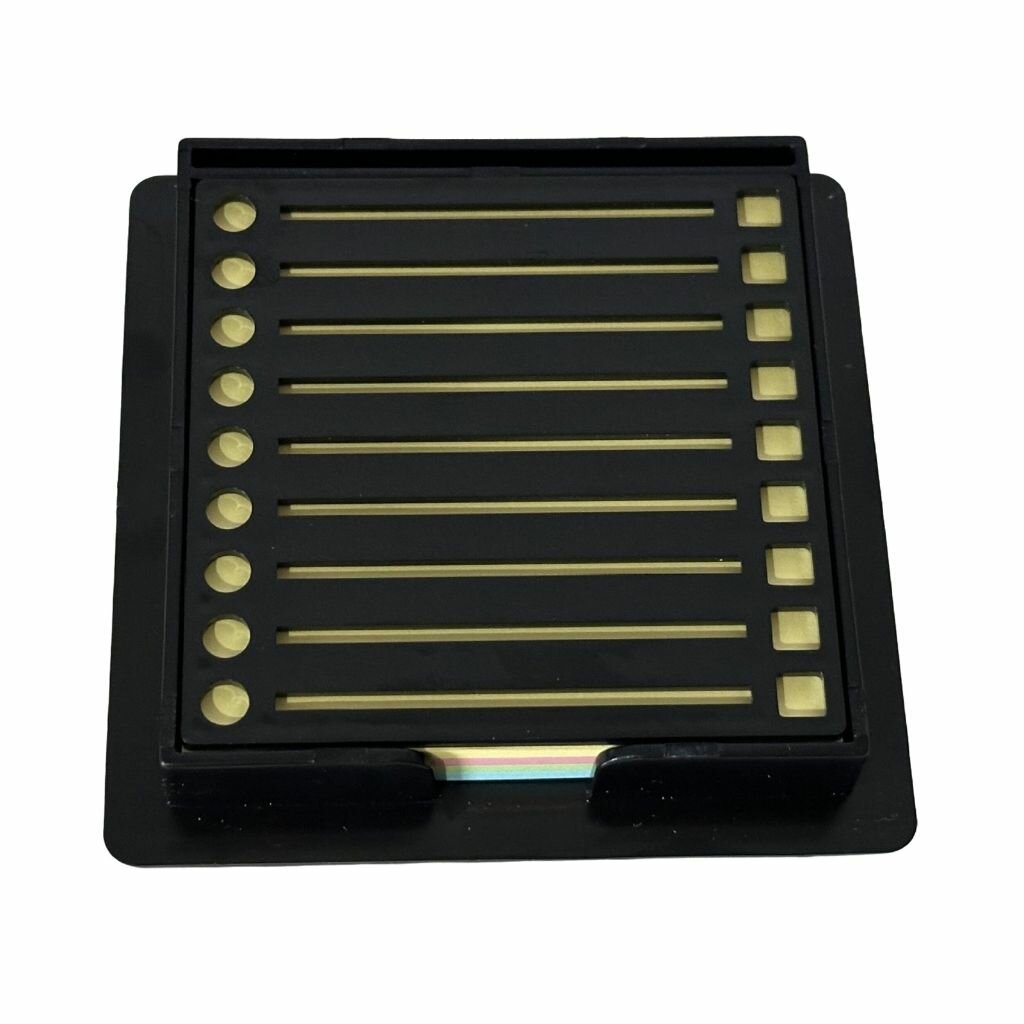 Диспенсер для стикеров-черный-с запиской