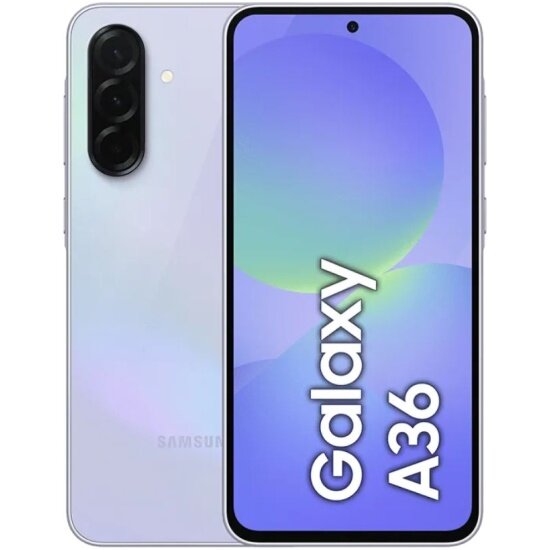 Смартфон Samsung Galaxy A36 5G 8/256Gb, Dual nano SIM, Lavender (Фиолетовый), Ростест (ЕАС) SM-A366B/DS