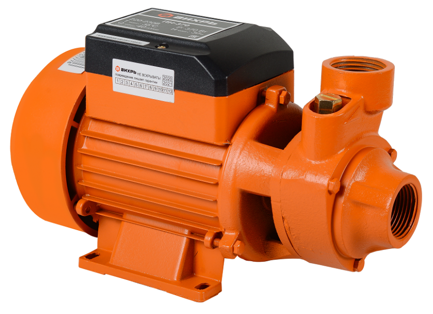 Поверхностный насос вихрь ПН-370 вихревой, чугунный, 40л/мин, глубина 9м, напор 30м, 220В, IP20, 370Вт / дом и сад