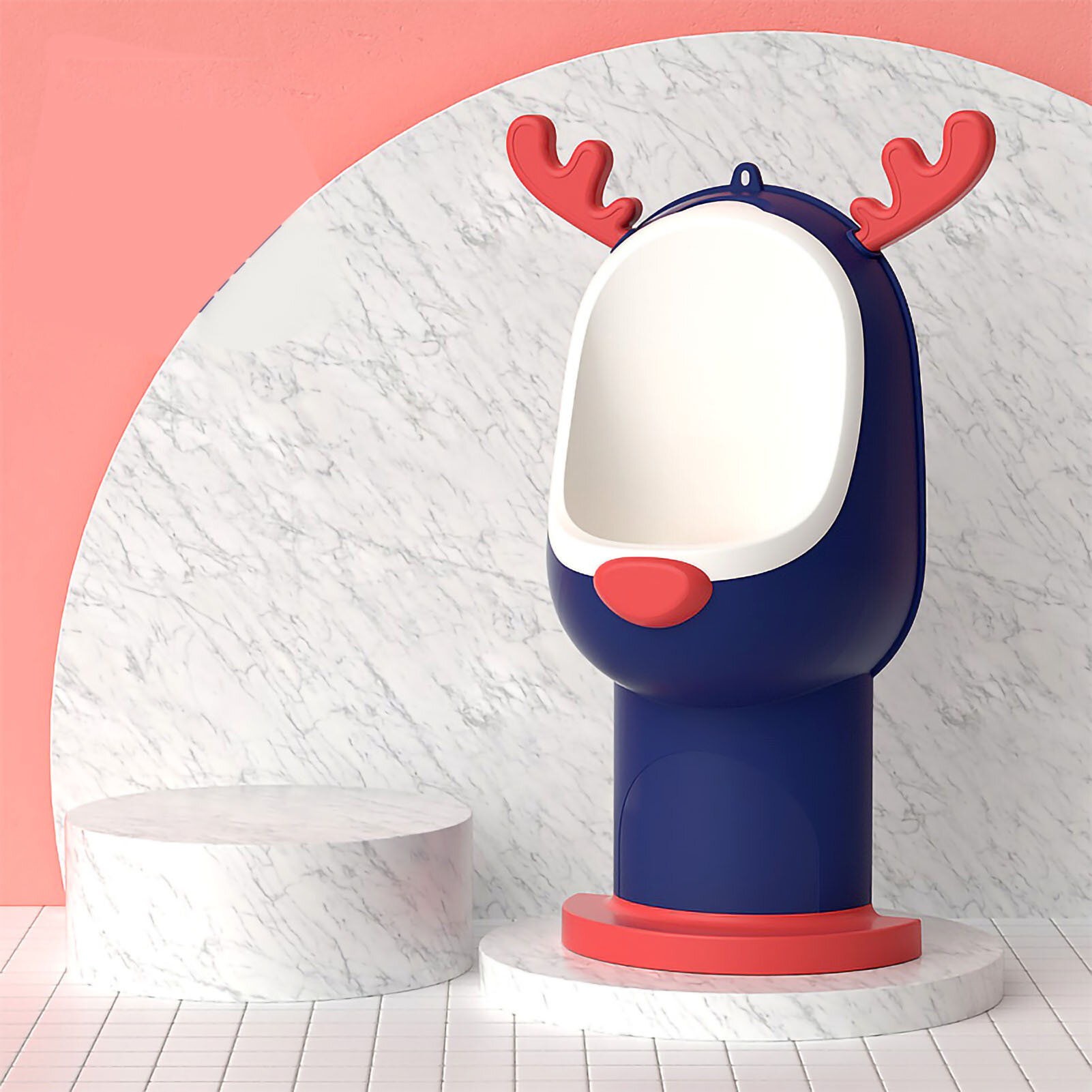 Детский туалет, настенный детский писсуар, подвесной писсуар для обучения горшку для мальчика, синий