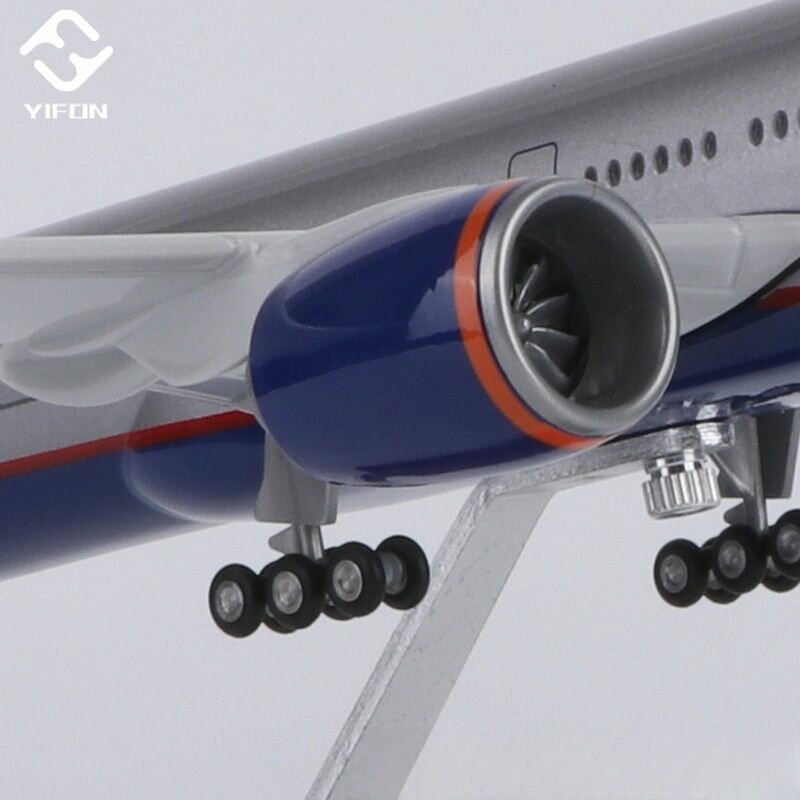 Сборная модель Boeing 777 Аэрофлот 1:157 47 см длина, базовая версия