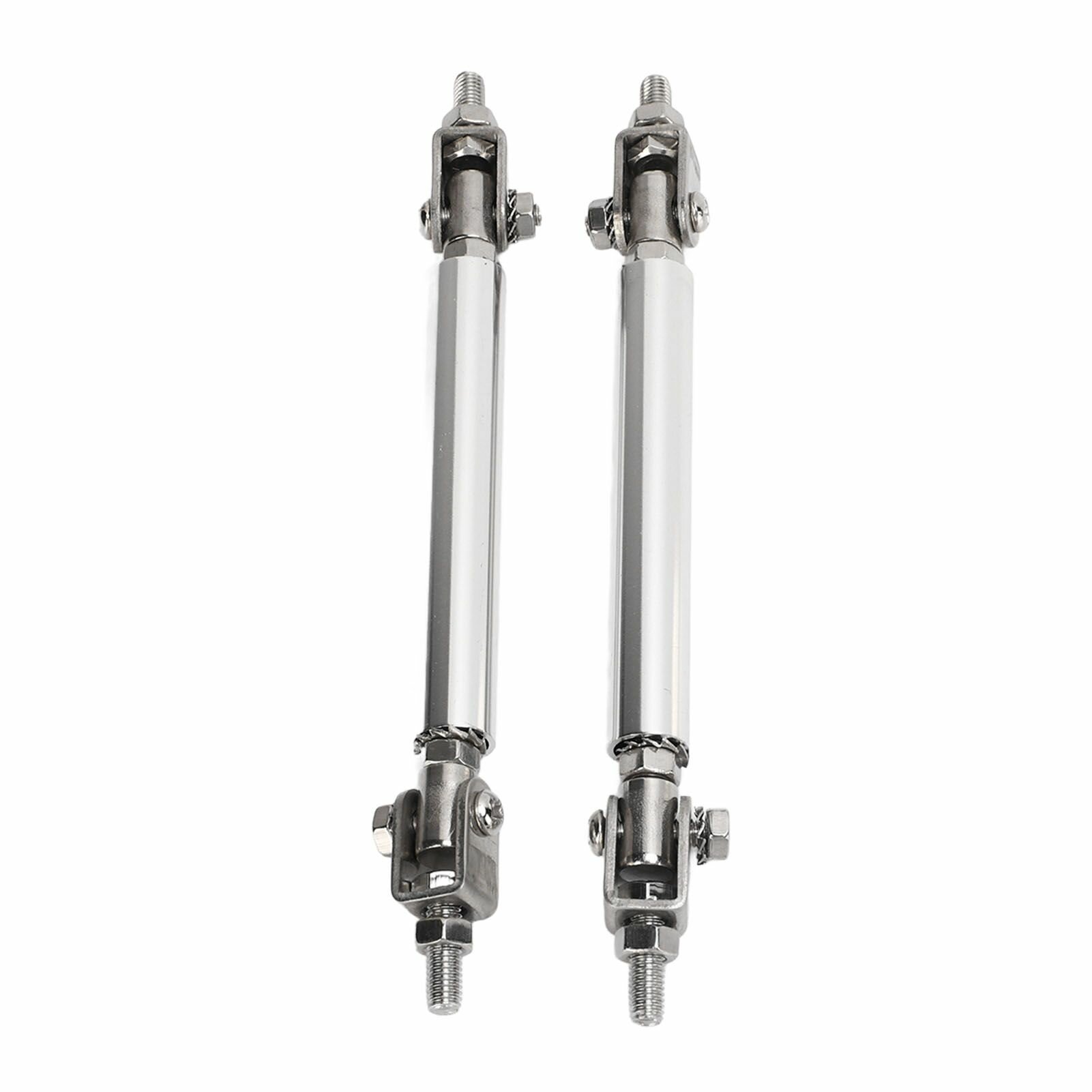 Разветвитель распорных стержней 7.5 см для бампера, 2 шт, серебристый, универсальный