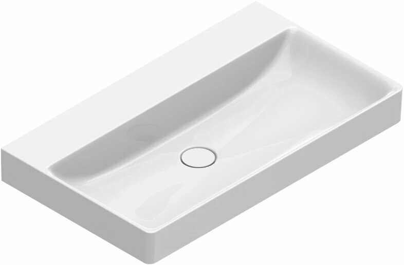 Раковина Catalano Green 0420800001 80x47 см, накладная, подвесная, белый глянец