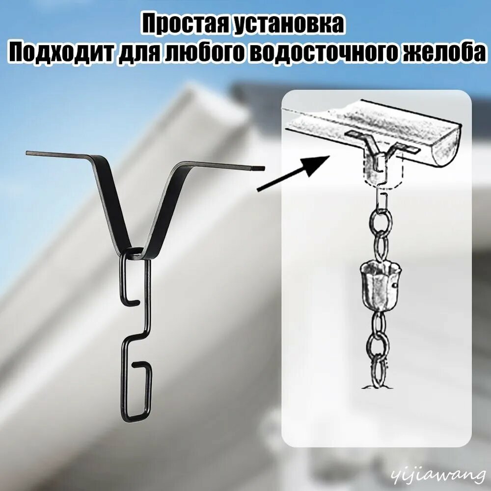 Украшение садовое дождевая цепь Стационарный блок