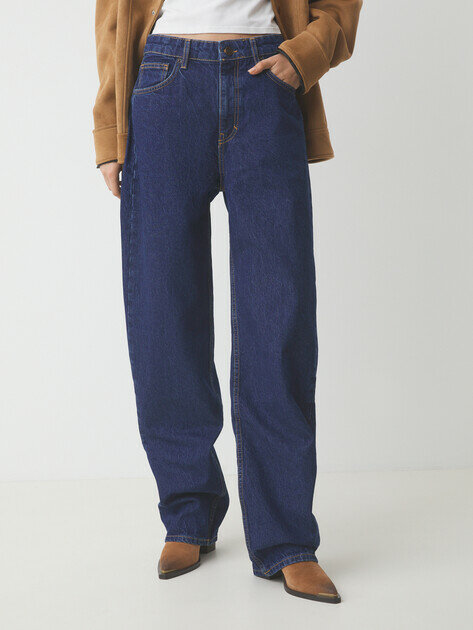 Джинсы широкие 