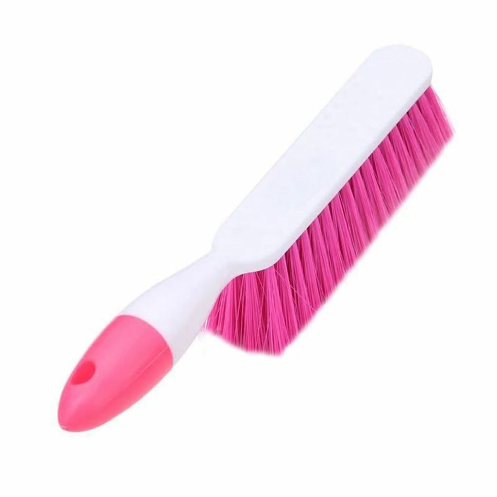 Щетка для удаления пыли с длинной ручкой, мягкая щетка-красная