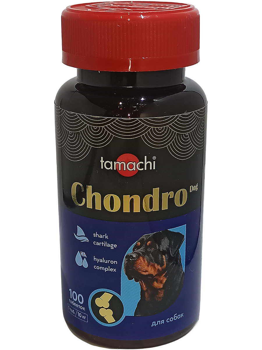 Tamachi Chondro Dog для средних и крупных собак, 100 табл.