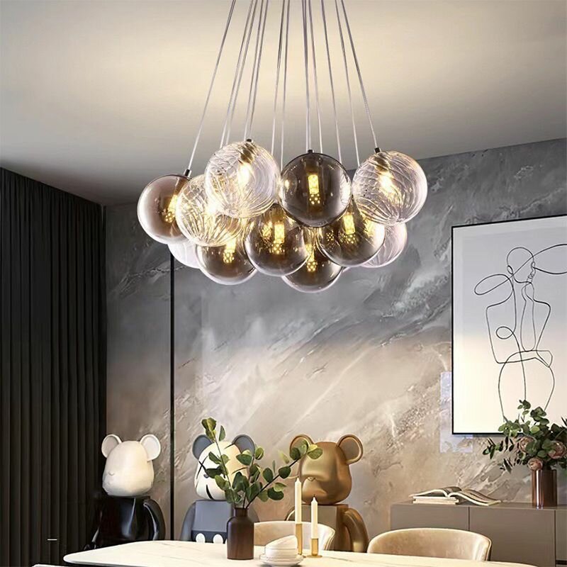 Современная минималистичная потолочная люстра в виде воздушного шара-PP