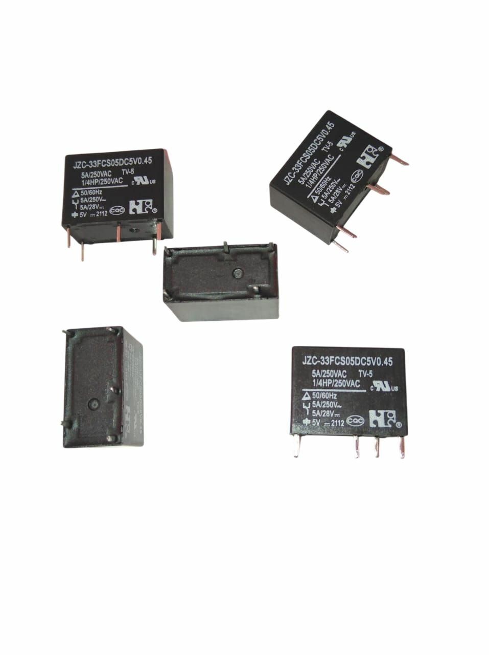 Электромагнитное реле JZC-33FCS05DC5V0.45 - 5 штук