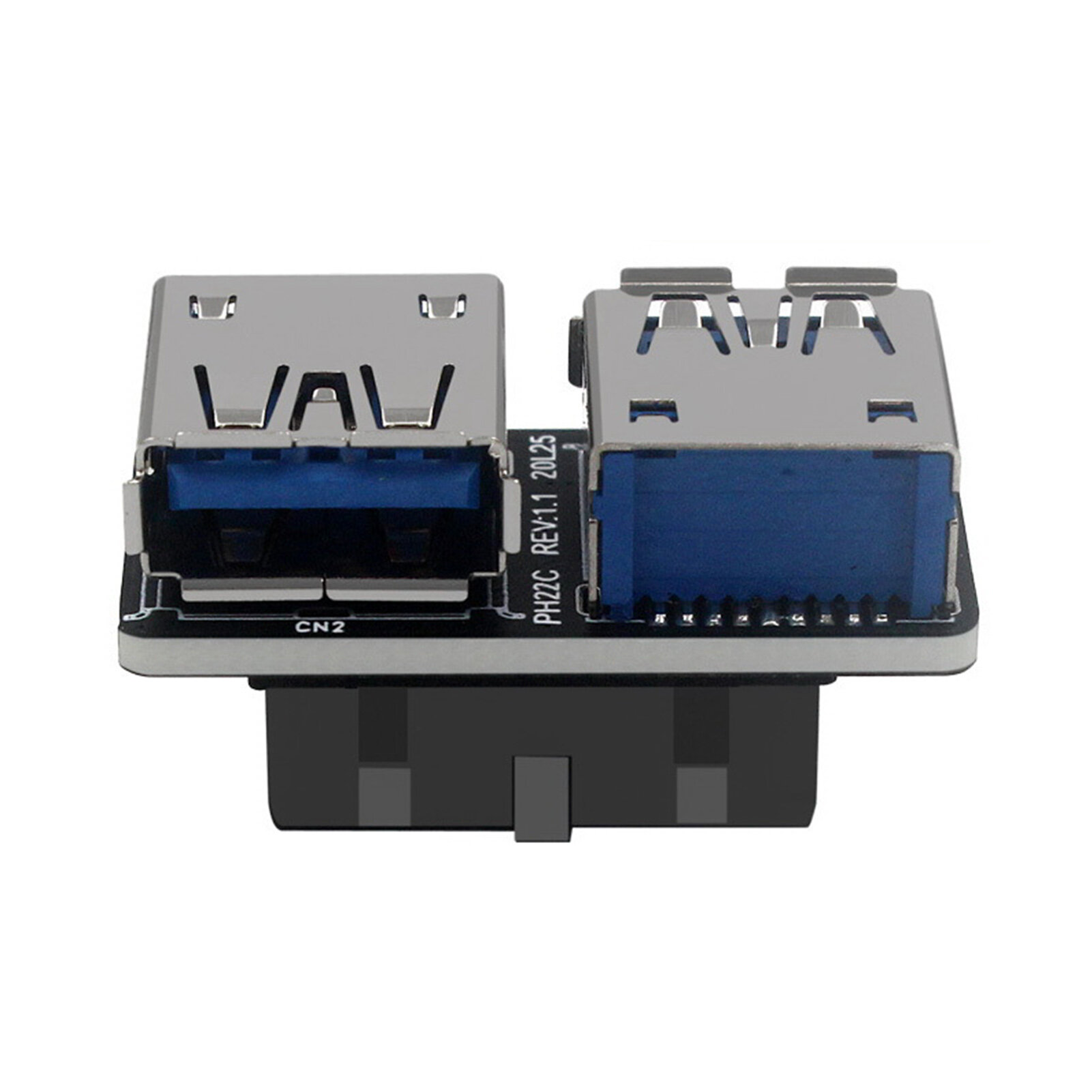 20PIN до USB 3.0 Адаптер 19PIN Splitter Converter 2 Порт