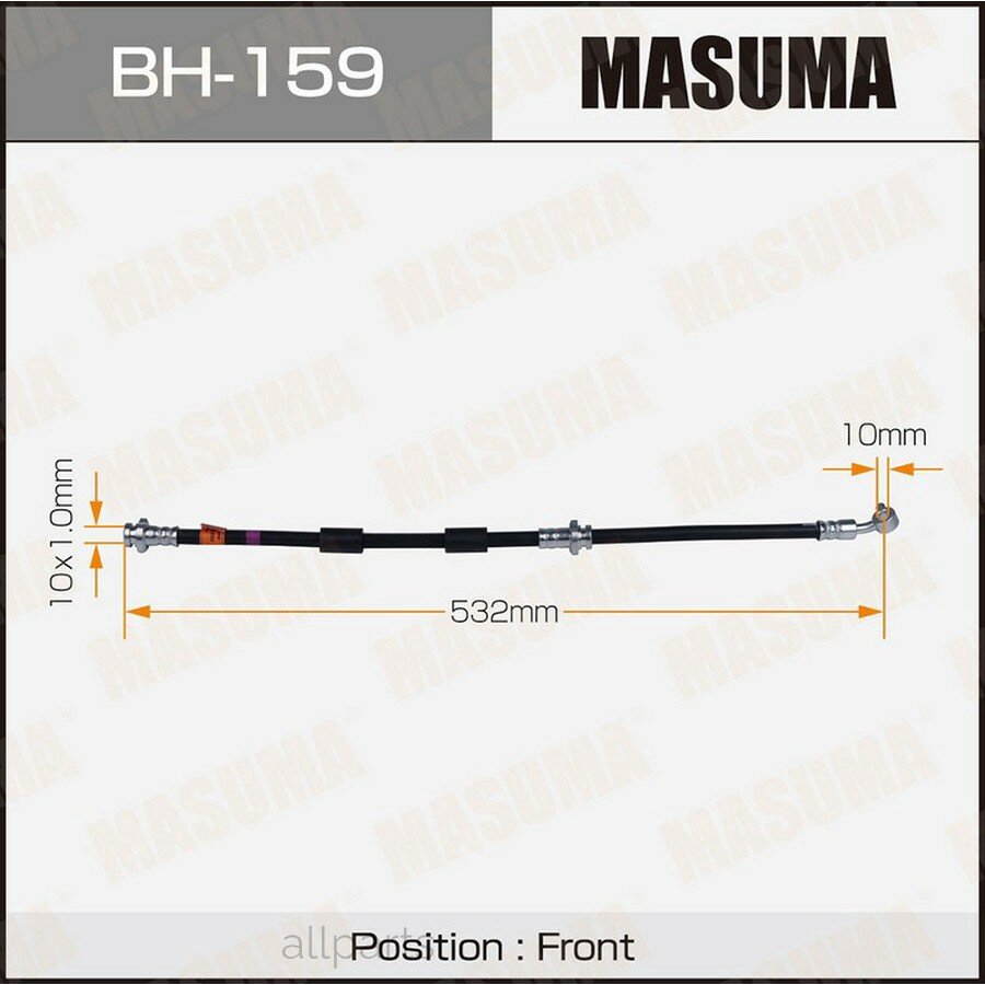 MASUMA BH-159 Шланг тормозной передний NISSAN CEFIRO MASUMA BH-159