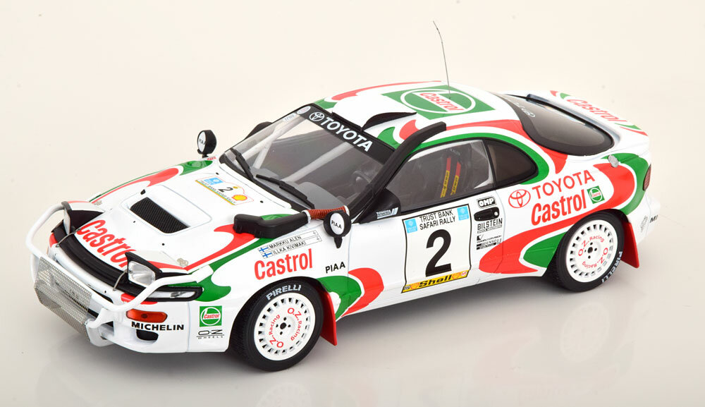 Модель коллекционная IXO Toyota celica turbo 4WD (ST185) no 2 safari rally 1993 castrol