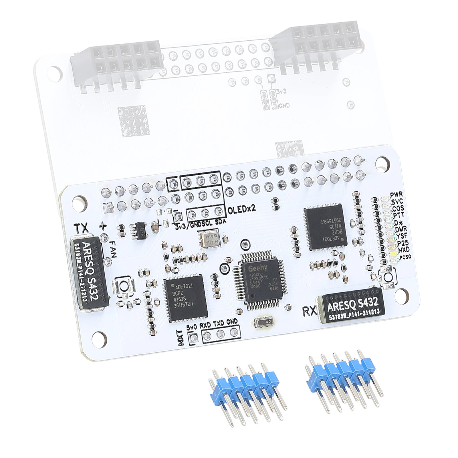 Raspberry Pi Duplex Board Kit для P25 DMR YSF, MMDVM — фото 1