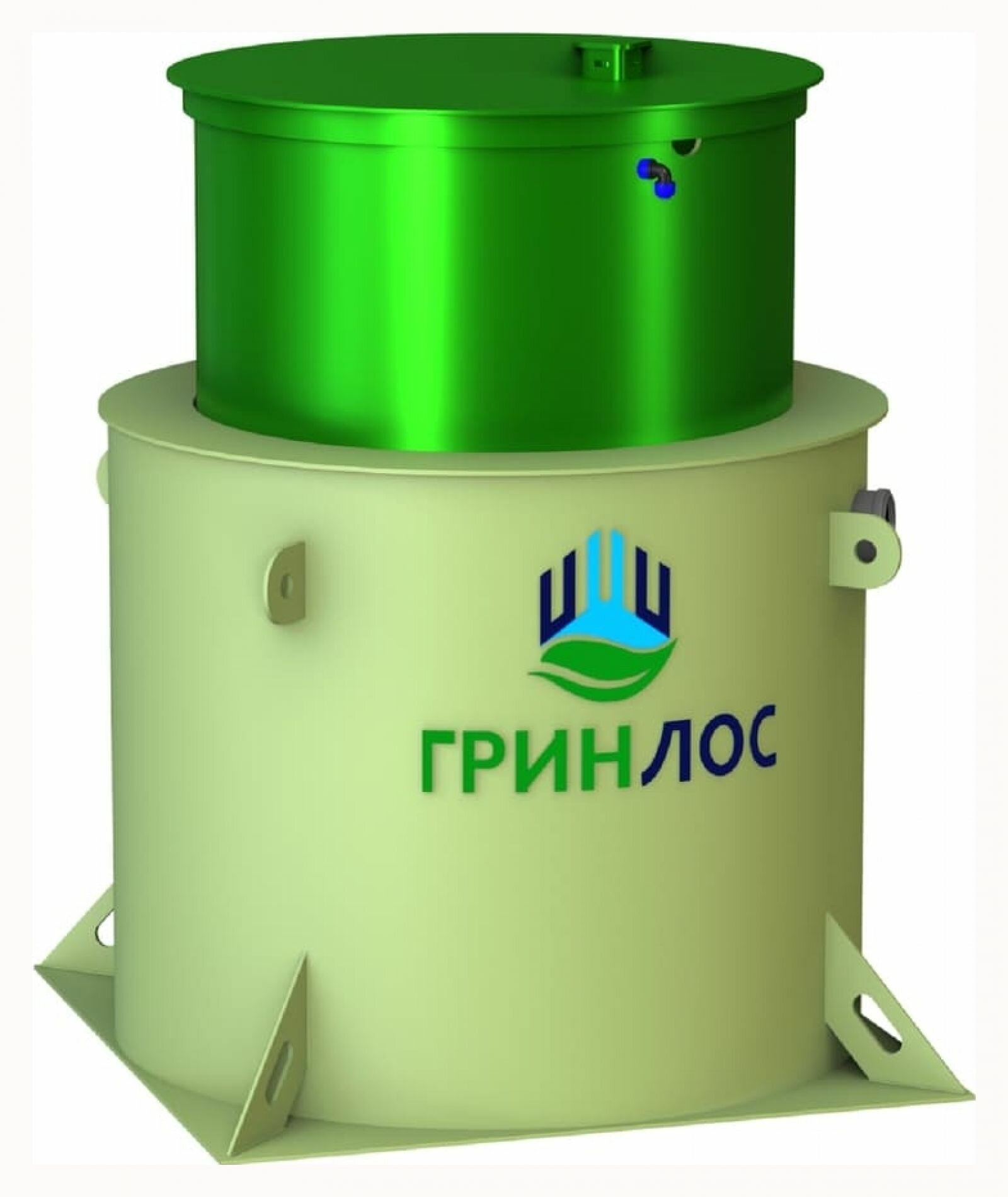 Септик для дома гринлос Аэро 3 (0.6 м3/сут, самотечный, на 3 человек)