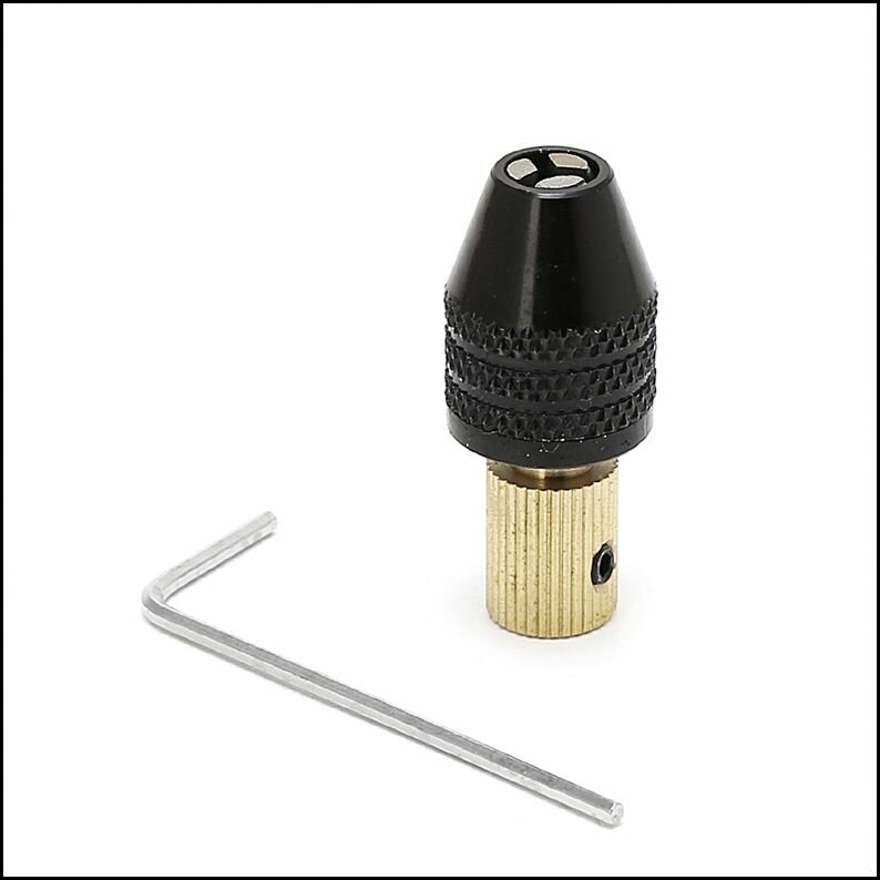 Мини-патрон для крепления вала электродвигателя диаметром 3,17 мм, зажим для сверла диаметром 0,3 мм-3,5 мм