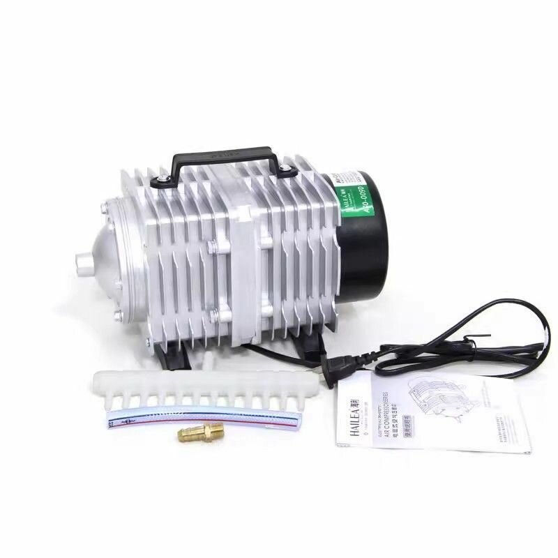 Компрессор поршневой воздушный безмасляный HAILEA ACO 318 для аквариума, септика, пруда, лазерного резака, Аэратор для септика лазерного резака