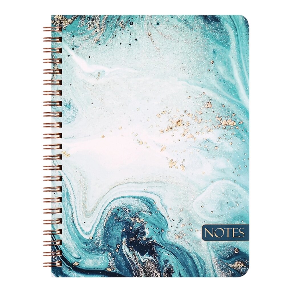 Записная книжка, Блокнот с золотыми мраморными узорами, стильный инстаграмный блокнот - 5