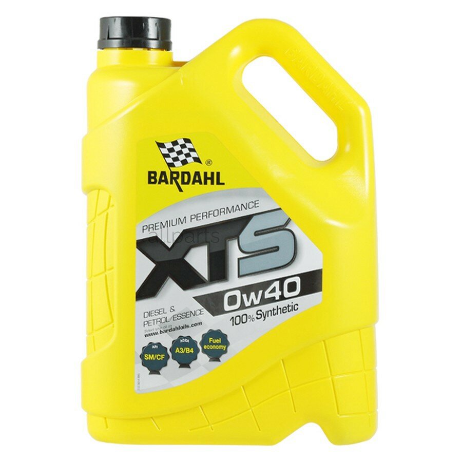 BARDAHL 36143 Масло моторное Bardahl XTS 0W-40 A3/B4 синтетическое 5 л 36143