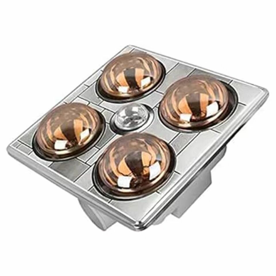 Взрывозащищенное бытовое отопление Встроенный потолочный тепловой светильник для ванной комнаты 1180 Вт Лампочка Лампа Светодиодный обогреватель Ванна