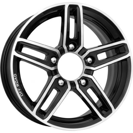 Диск K&K Дон 6,5x16 5x139,7 dia:98 алмаз черный