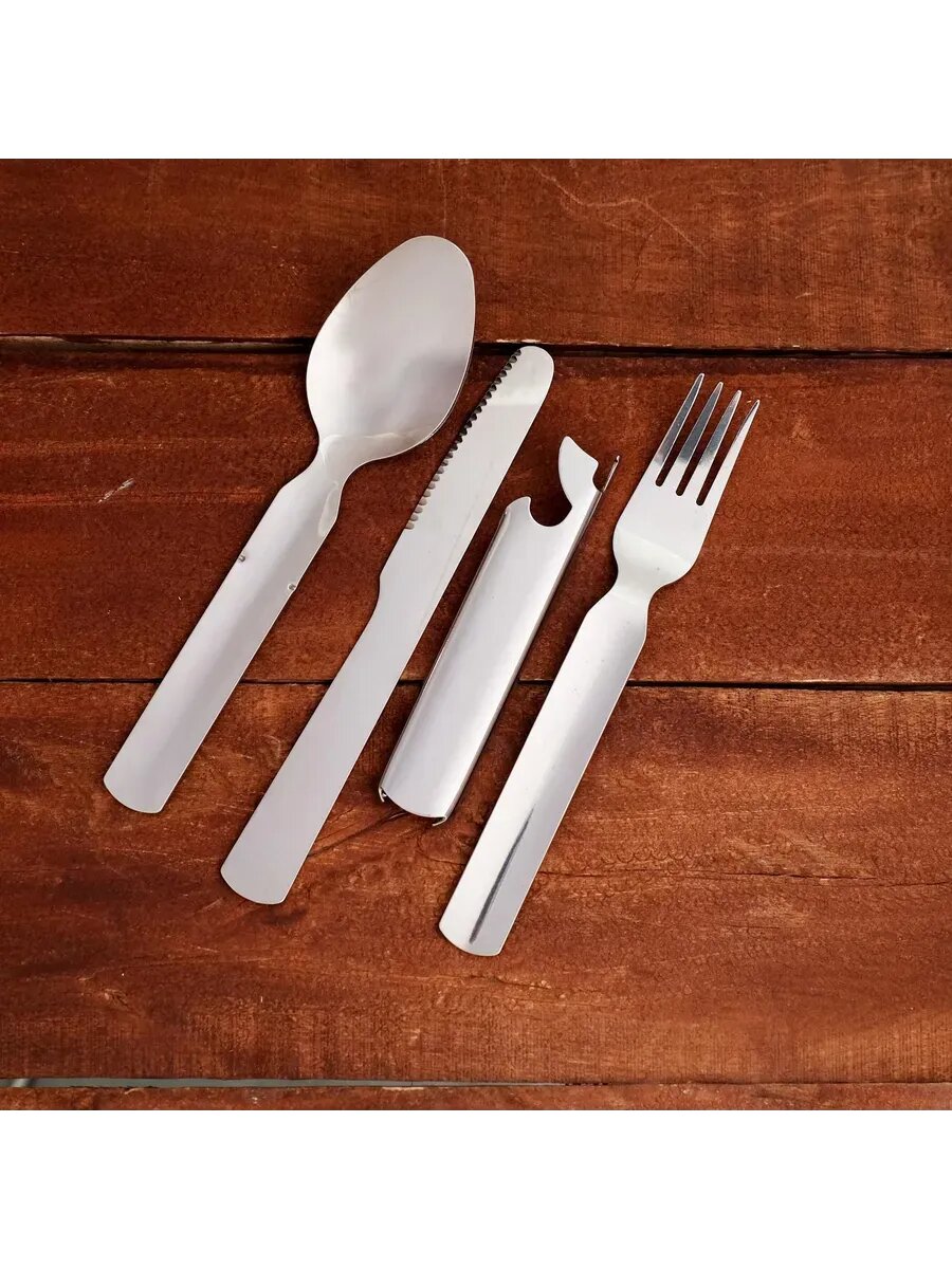 Походный набор столовых приборов дорожный