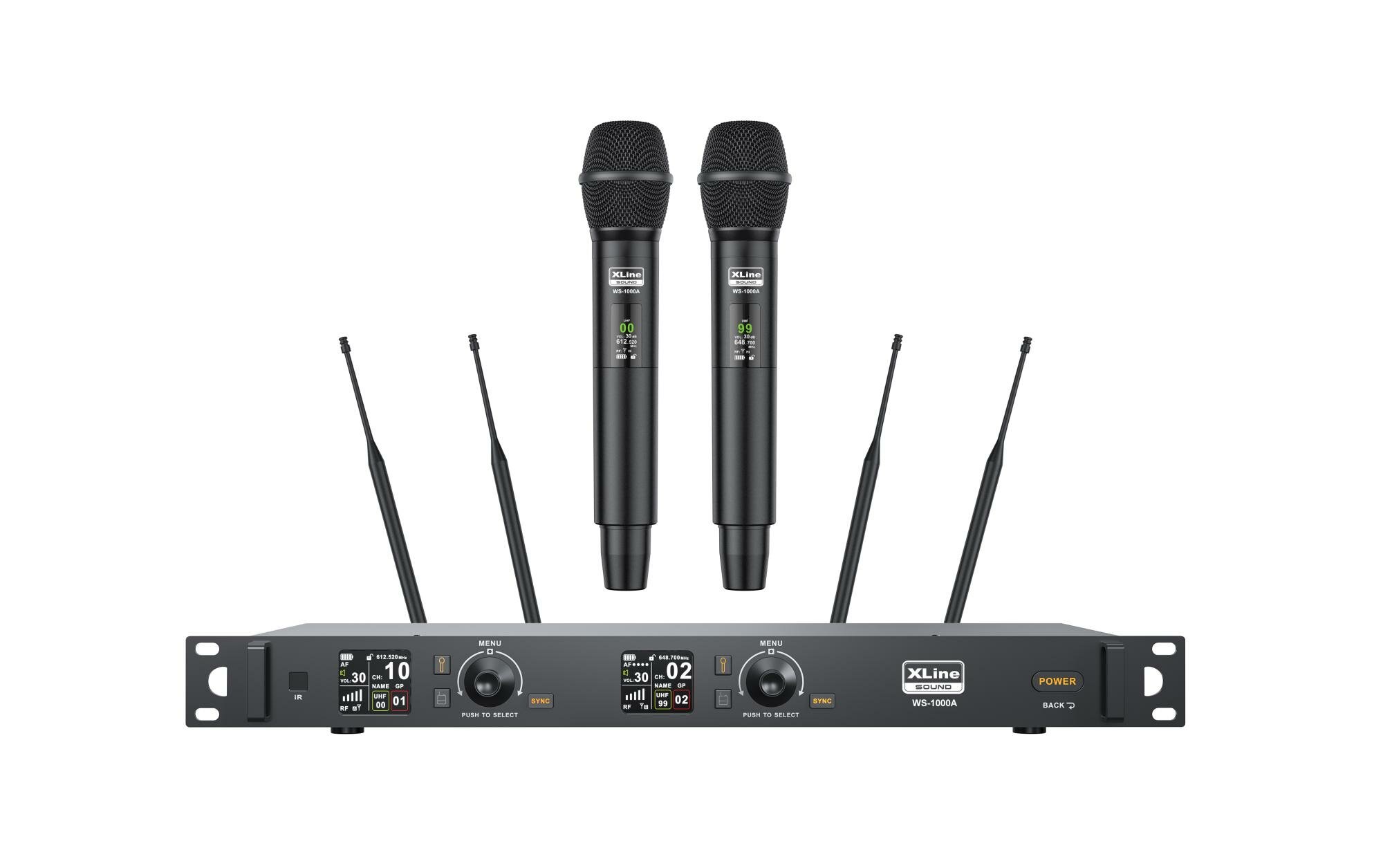 Xline WS-1000A Радиосистема двухканальная с двумя ручными передатчиками