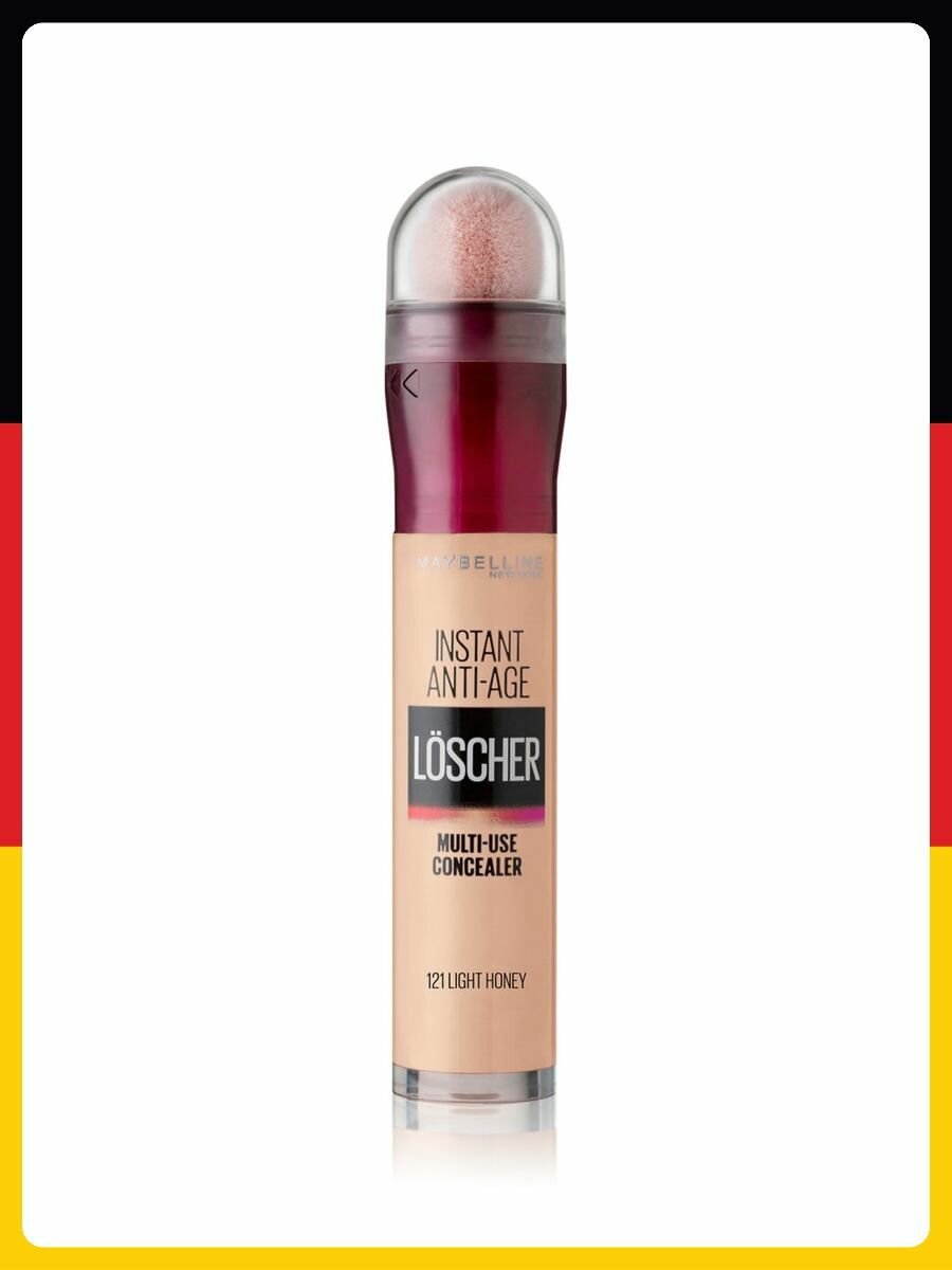 Консилер Maybelline New York Instant Anti-Age Loscher 121 Light Honey, 6.8 мл