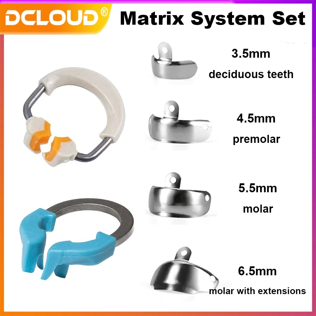 Стоматологическая матричная система DCLOUD, 3PCS MIX