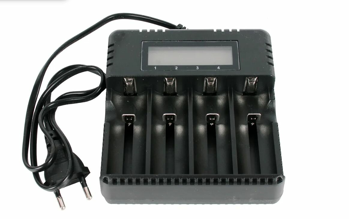 Зарядное устройство ROHS HW HD-8992A, 4в1, дисплей, чёрный, 220г