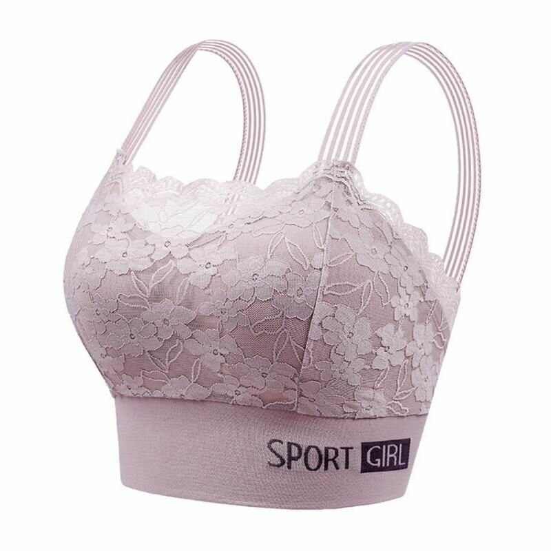 Удобный ажурный бюстгальтер-бралетт без бретелек, Цвет Хаки - XL