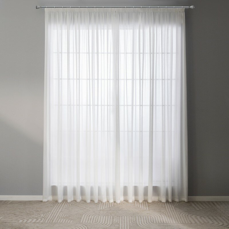 Togas Тюли для комнаты "Риньяна" вуаль высота 300 x ширина 270 - 2 шт