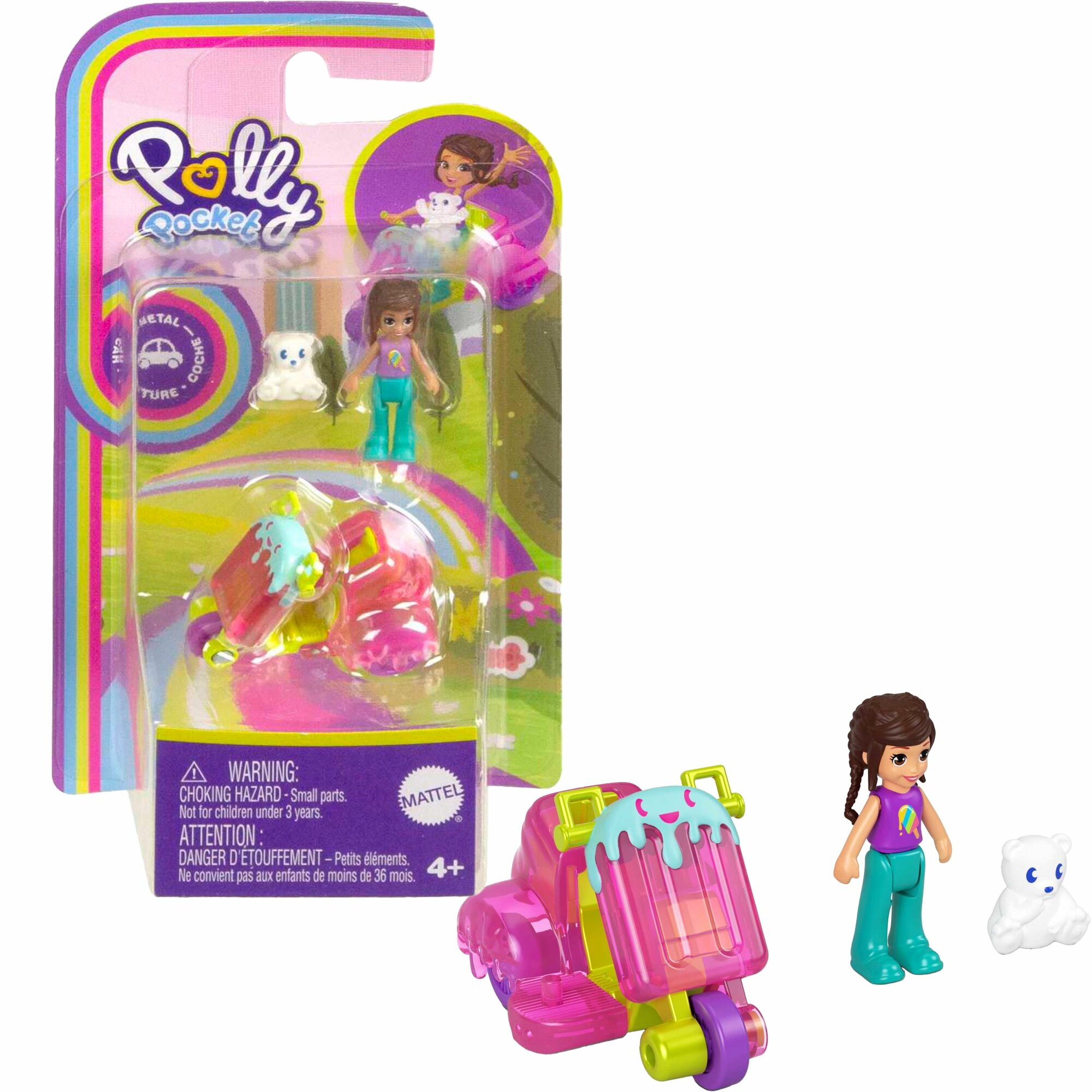Игровые наборы Удивительные транспортные средства Polly Pocket HKV55