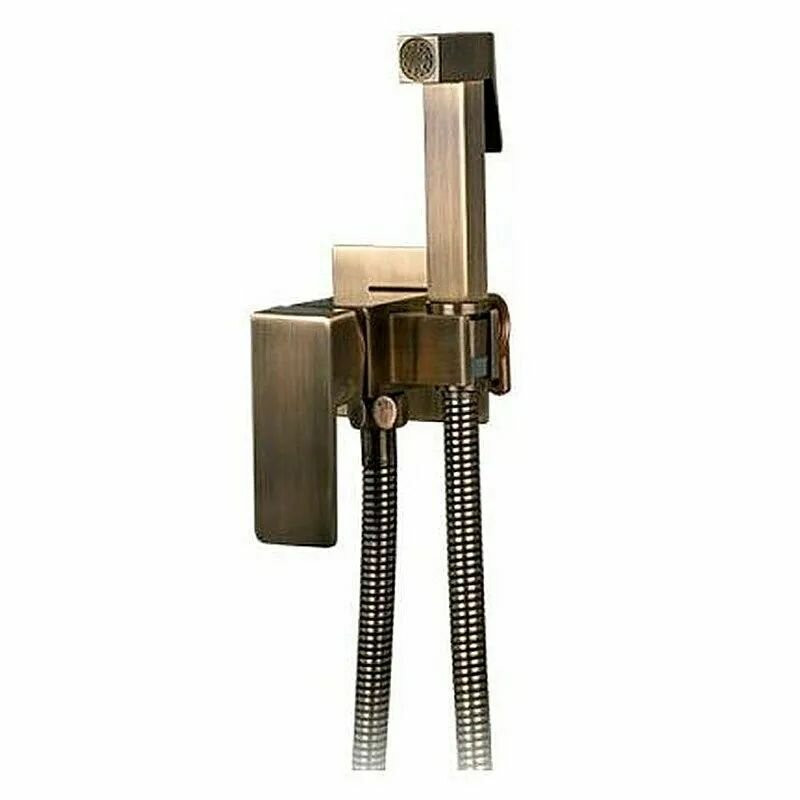 Смеситель для биде Haiba HB5512-4 с гигиеническим душем, бронза