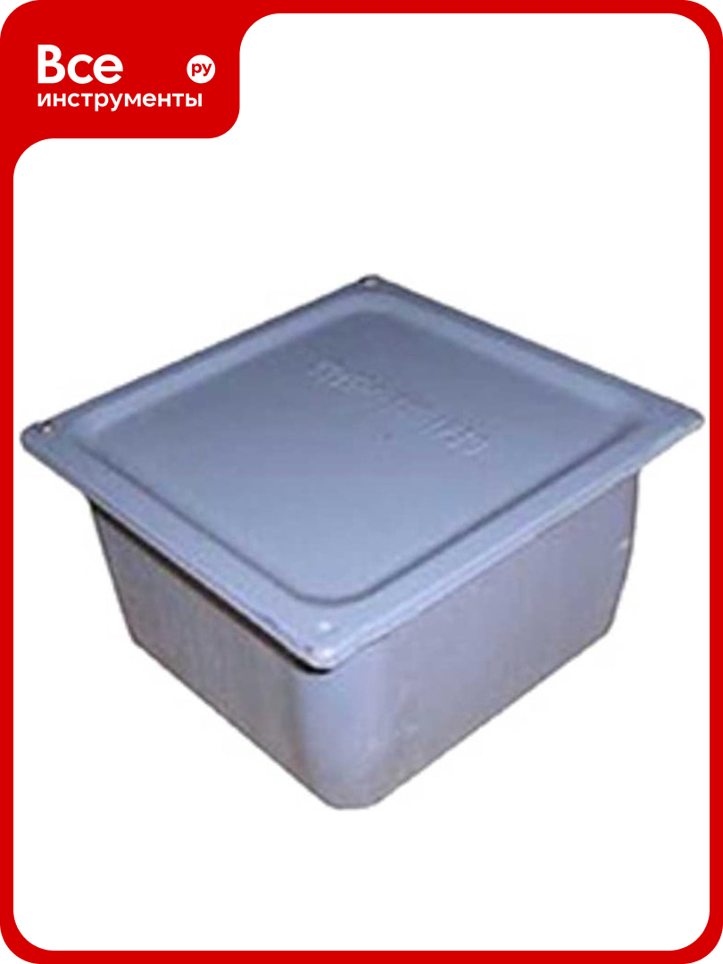 Протяжная коробка Электротехник У995у2, металлический корпус, квадратная форма с крышкой, защита IP54, наружный монтаж