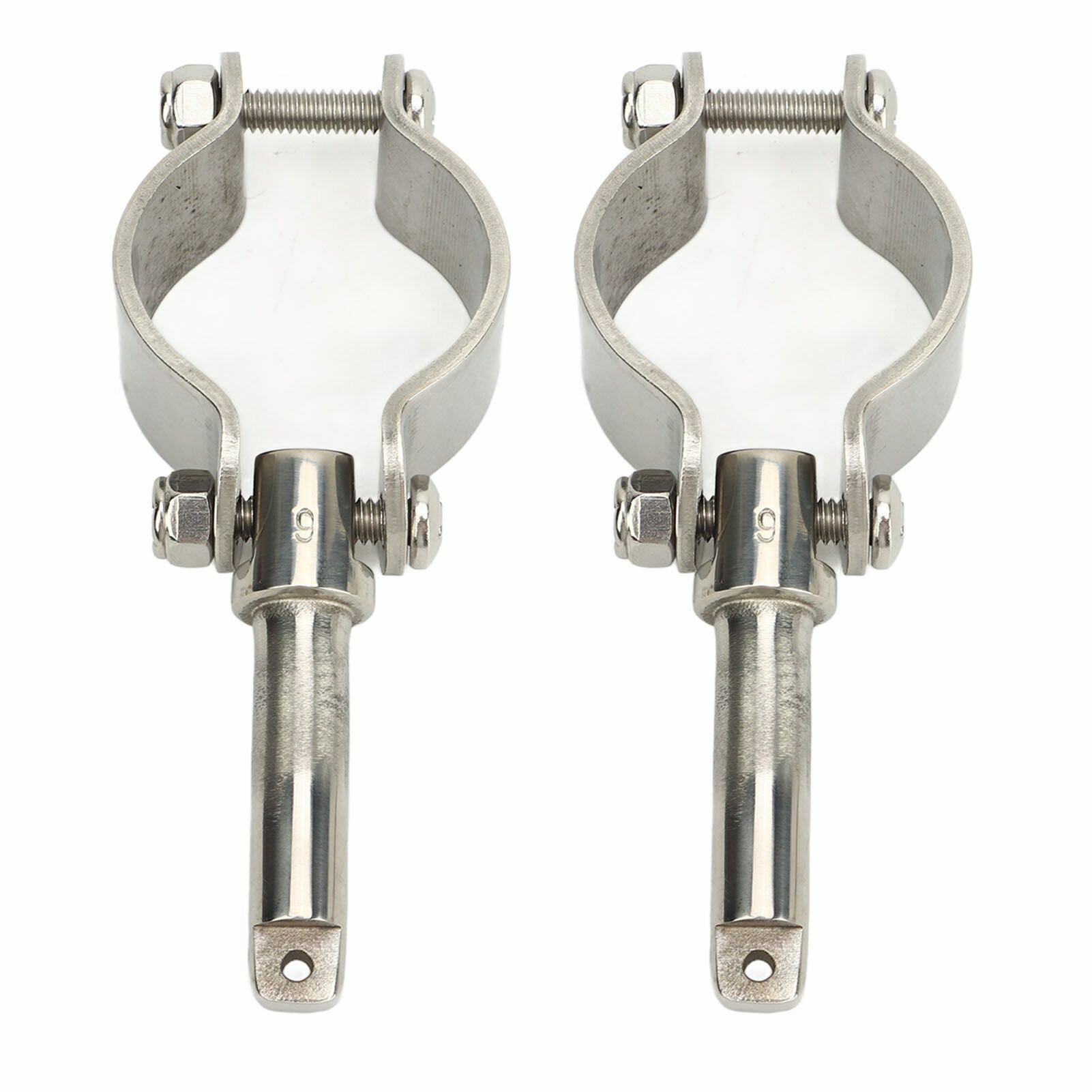 2 уключины 1-5/8 дюйма из стали 304 для каяков и лодок