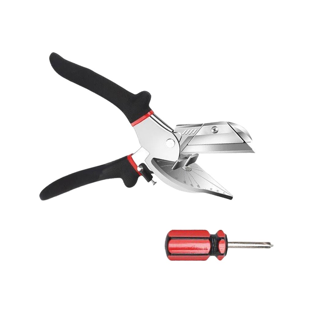 Многоугольный конический ножницы Угол сдвиг 45-135 градус Угол Сайдинг Сидинг Резак с 10 сменной резак-резак